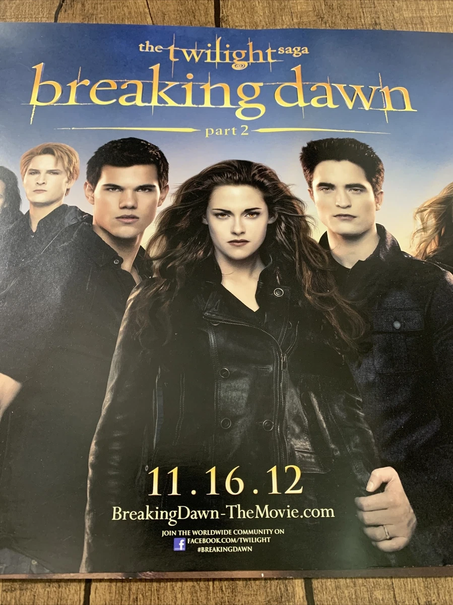 The Twilight Saga Breaking Dawn Part 2 Movie Poster