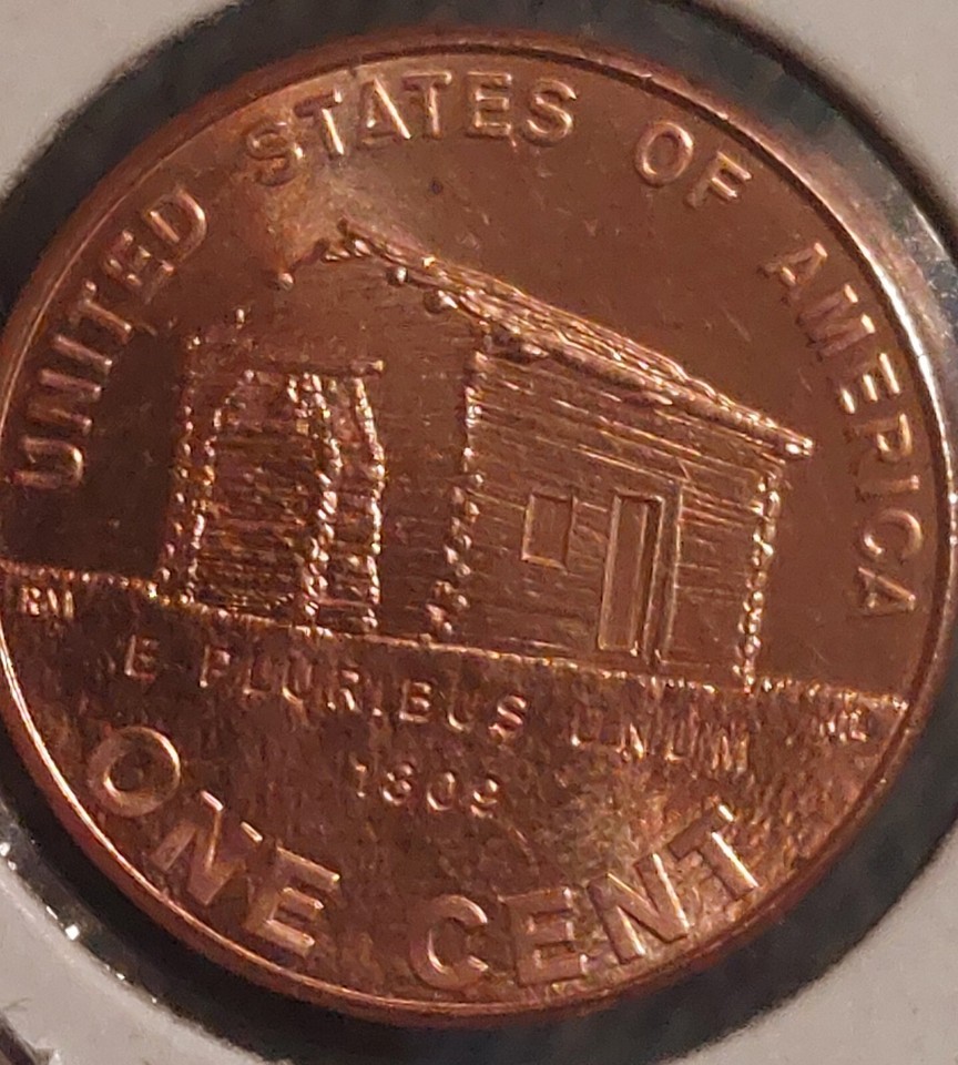 2009 log cabin penny BU | eBay