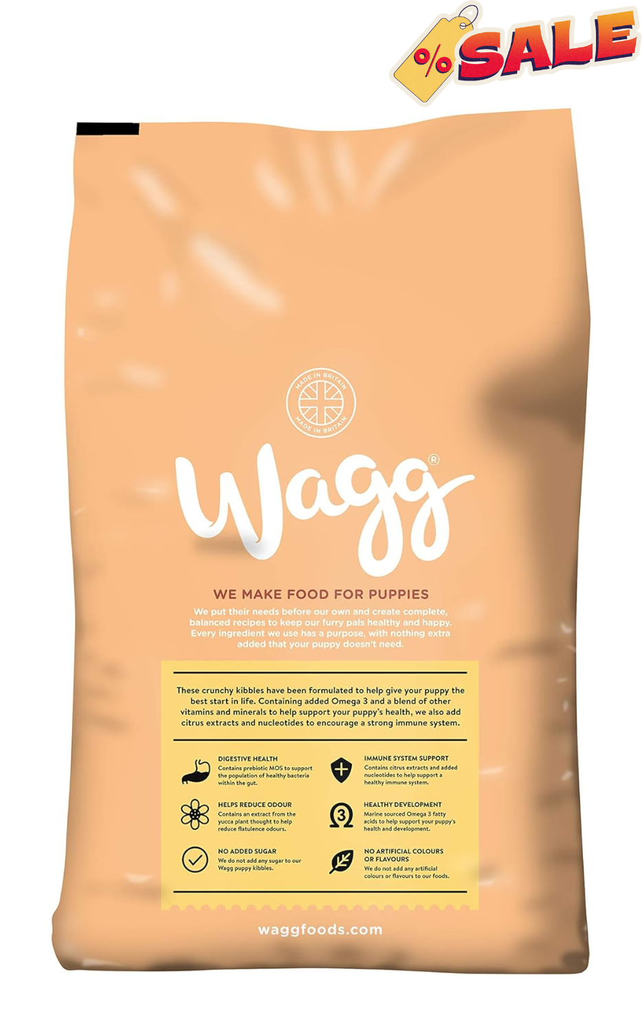 Wagg Complete Puppy Chicken Dry Dog Food 12kg free shipping in UK | eBay UK