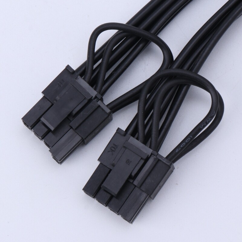 12PIN to Two 6+2 Graphics Card Cable Extension Cable Expand Power ...