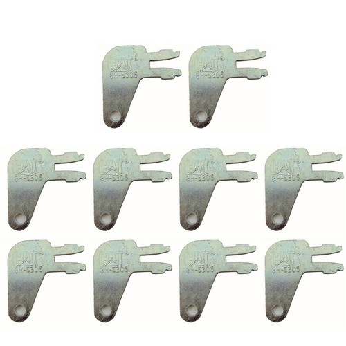 10x 8H5306 Master Disconnect Ignition Key For Cat Caterpillar Equipment ...