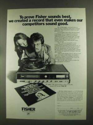 1972 Fisher 40 Stereo Ad - Sounds Best | eBay