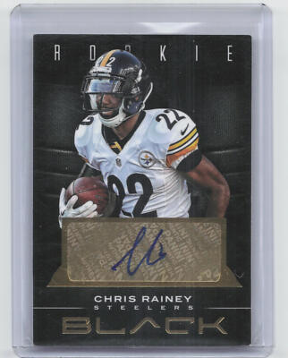 2012 Panini Black #118 Chris Rainey RC Auto #'d /99 | eBay