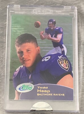 2001 eTopps Encased #129 TODD HEAP Rookie RC Baltimore Ravens #/755 ...