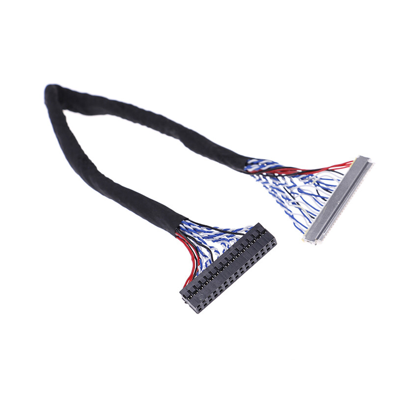 25cm 8 bit lvds cable fix-30 pin 2ch for 17-26inch lcd/led panel ...