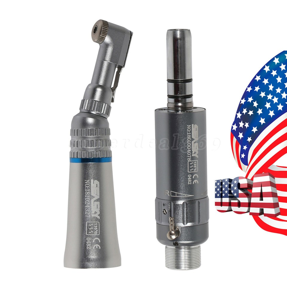 NSK Style Dental Slow Low Speed Handpiece Straight Contra Angle Air ...