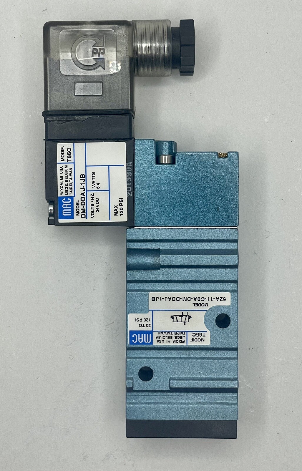 NEW Solenoid Valce MAC Model 52A-11-C0A-DM-DDAJ-1JB 24V DC 5,4W Top ...