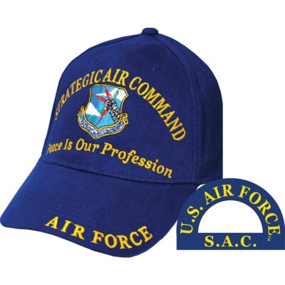 CP00413 Blue U.S. Air Force Strategic Air Command "Peace is Our ...