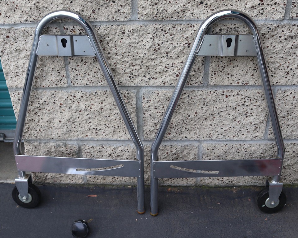 RARE Vintage Fender FS-1001 Guitar Amplifier Amp Stand Dolly Wheels w ...