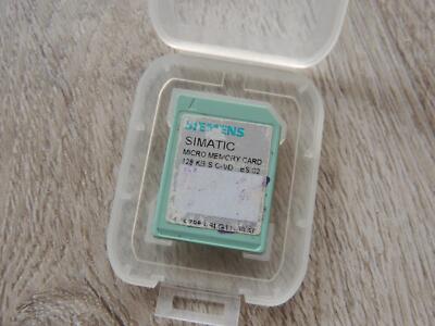 MMC 128 KB SIEMENS SIMATIC MICRO MEMORY CARD ,6ES7 953 8LG11-0AA0 | eBay