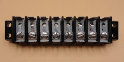 8 Position Terminal Block Strip W/Multi Tab Connections | eBay