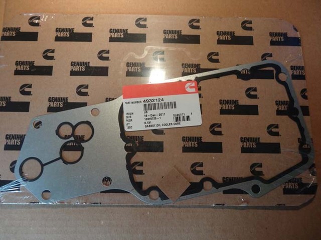 Genuine Cummins 4932124 ISB 5.9l 6bt Oil Cooler Gasket for sale online ...