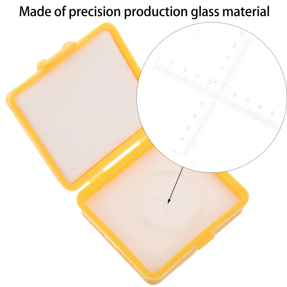 Microscope Micrometers Slide Area Measuring Ruler outside Calibration ...