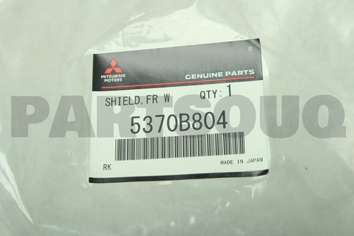 5370B804 Genuine Mitsubishi SHIELD,FR WHEELHOUSE,RH | eBay