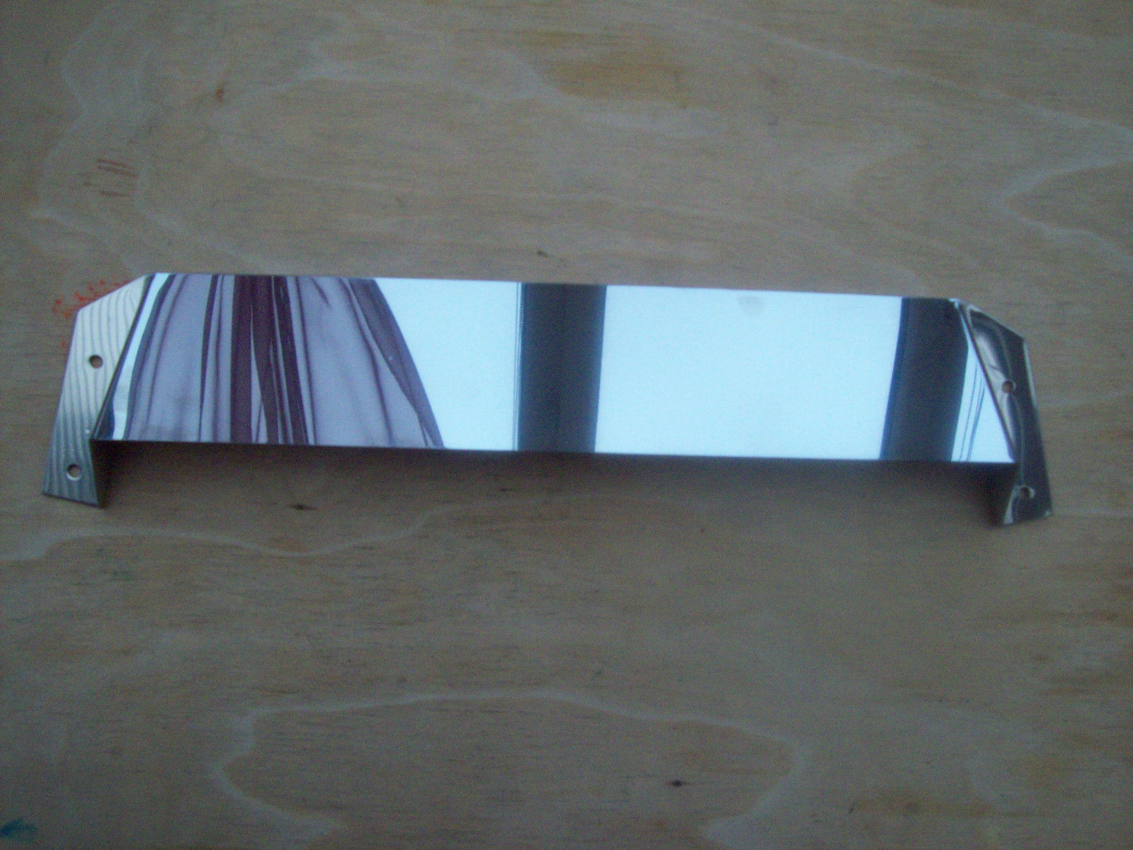 POLISHED CHROME -Front door Internal External letter box postal plate ...