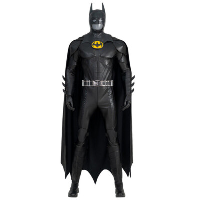 Flash Flashpoint Michael Keaton Version Batman Jumpsuit Cosplay Costume ...