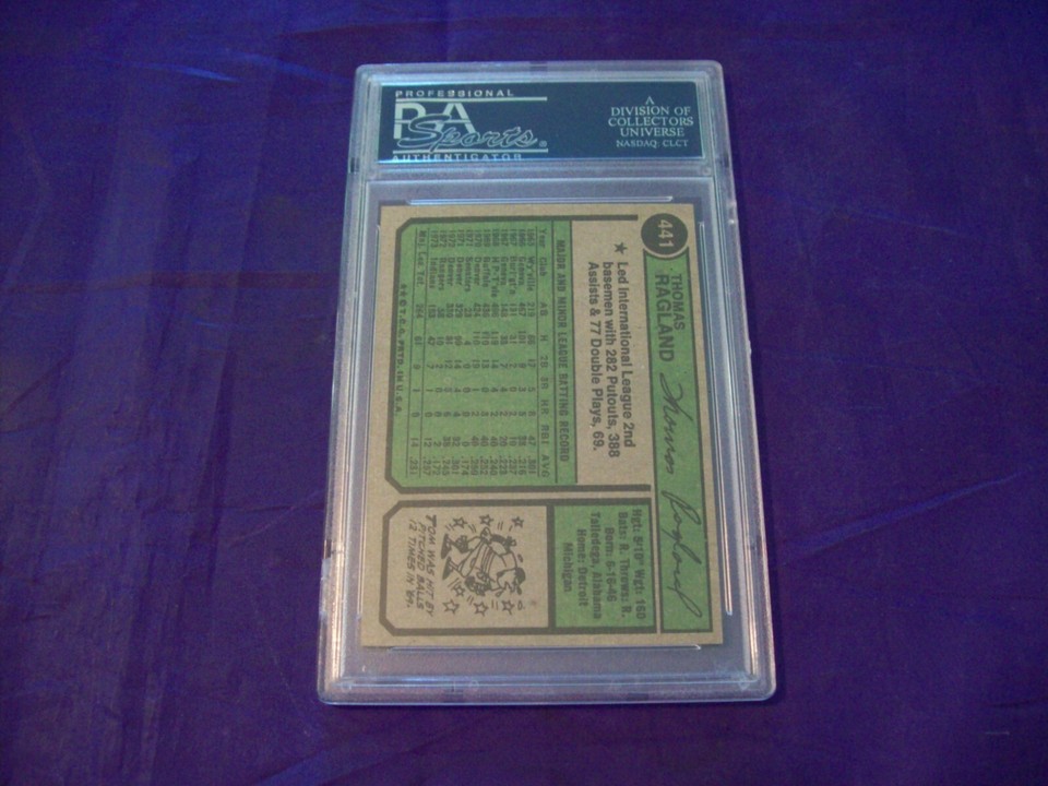 1974 TOPPS #441 TOM RAGLAND PSA 8 | eBay