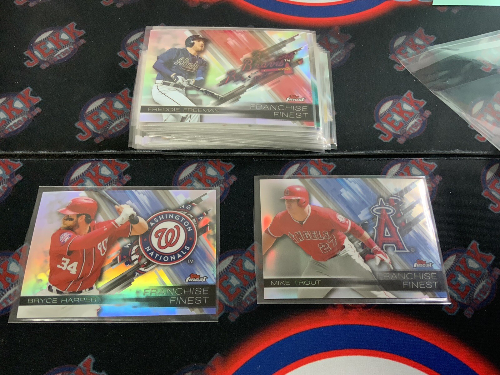 2016 Topps Finest Franchise Finest Insert Set 1-30 MIKE TROUT BRYCE ...