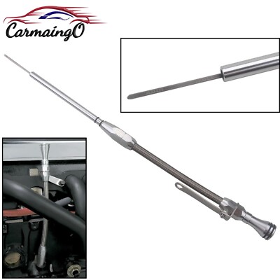 Stainless Flexible Engine Oil Dipstick for Chevy SBC 267 305 350 400 4. ...