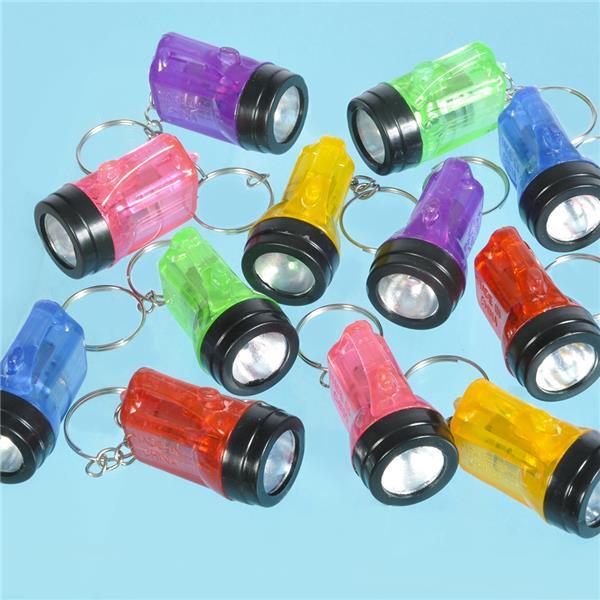 LOT OF 36 MINI FLASHLIGHT KEY CHAINS, LED BATTERIES INCLUDED, BRIGHT ...