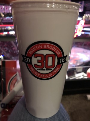 Martin Brodeur Hall Of Fame Souvenir Cup 11/13/18 HOF MB30 | eBay