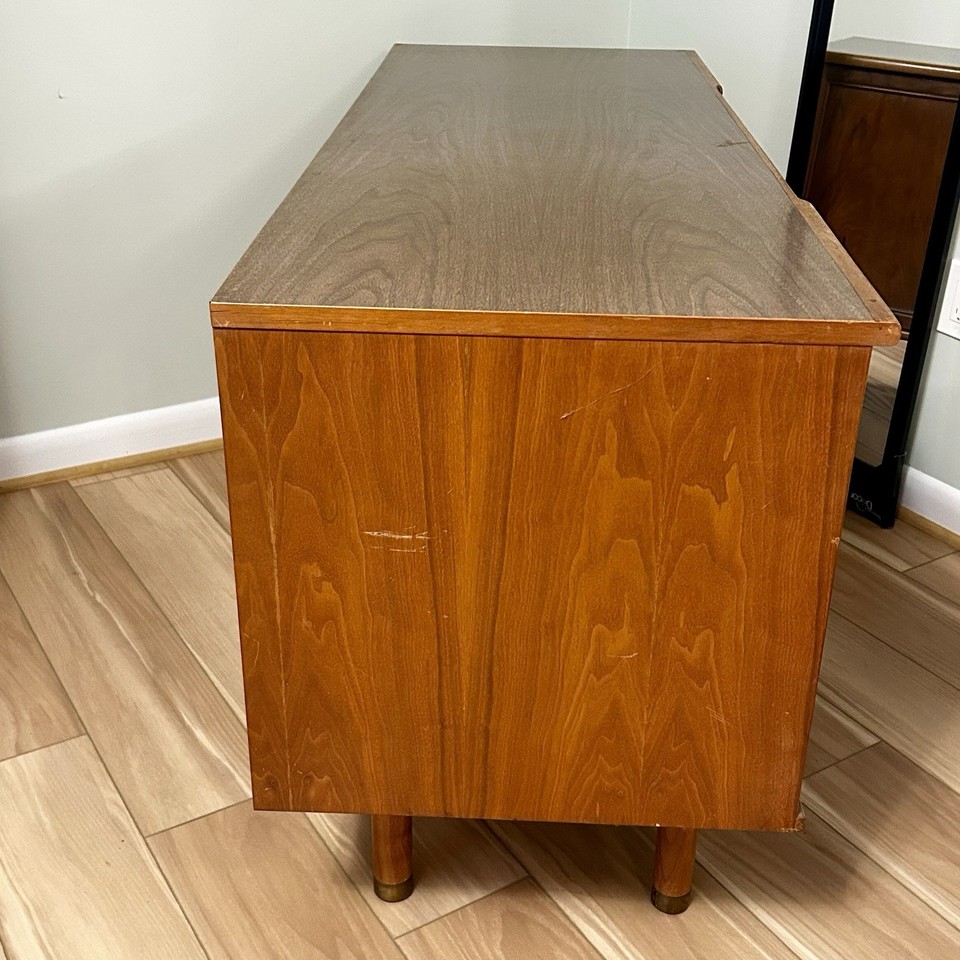 Lane? MCM Cedar Pine Solid Wood Credenza Buffet Sideboard Record Holder ...