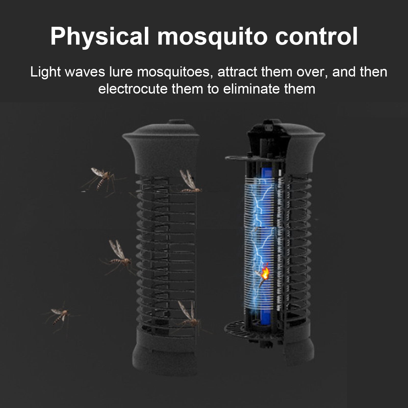 Indoor Mosquito Killer Electric Shock Mosquito Trap Bug C8U4 | eBay