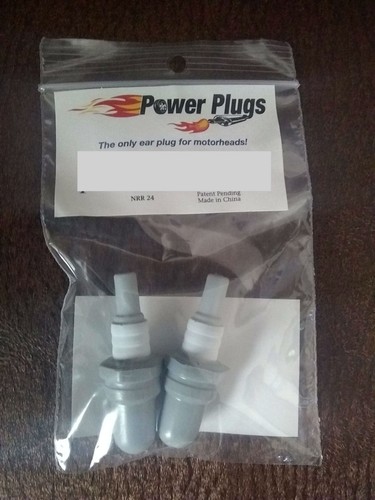 100 Pair Power Plugs Spark Plug Ear Plugs -NHRA Drag Race Nascar Hot ...