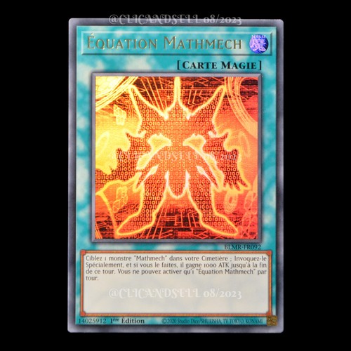 carte YU-GI-OH BLMR-FR092 Équation Mathmech 3666623066419 | eBay