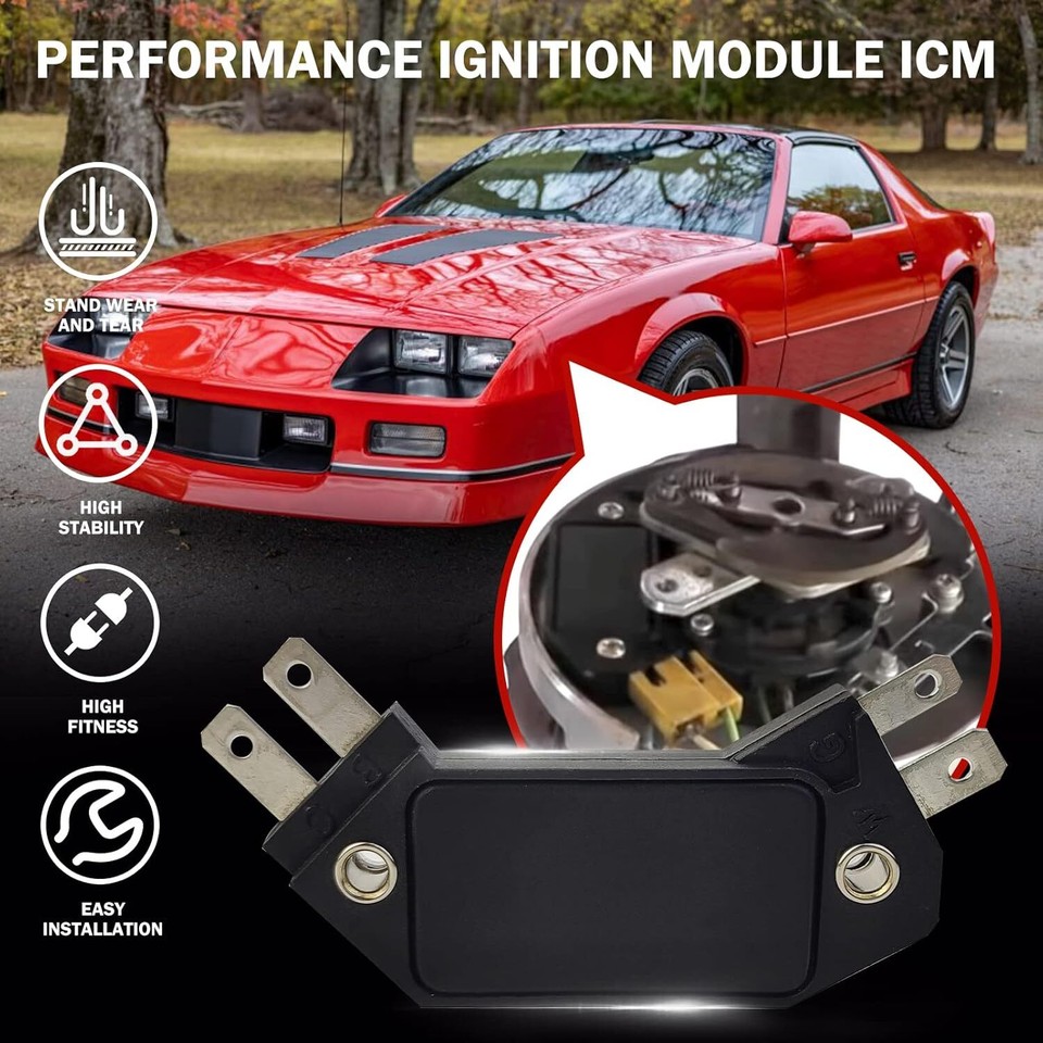 3PACK Ignition Module HEI 4 Pin For GM 1974-88 Chevy Pontiac Olds Buick ...