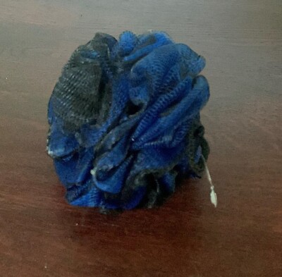 UP & UP navy blue/black 2 color bath Mesh Sponge | eBay