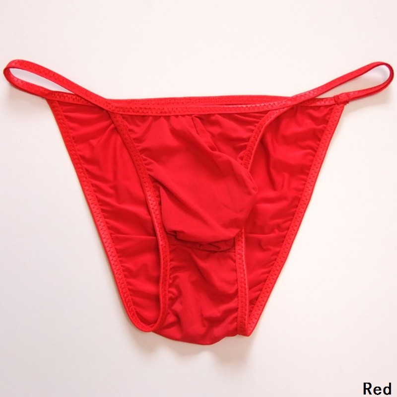 HOMME GAY STRING SLIP de Bikini Sous-vêtement sexy poche renflement ...