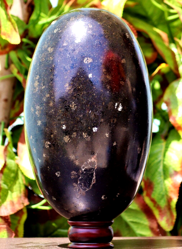 260MM Nuummite Coppernite Stone Healing Chakra Balance Gemstone ...