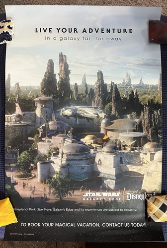 Disneyland Star Wars Galaxy's Edge 24x36 Promo Poster | eBay