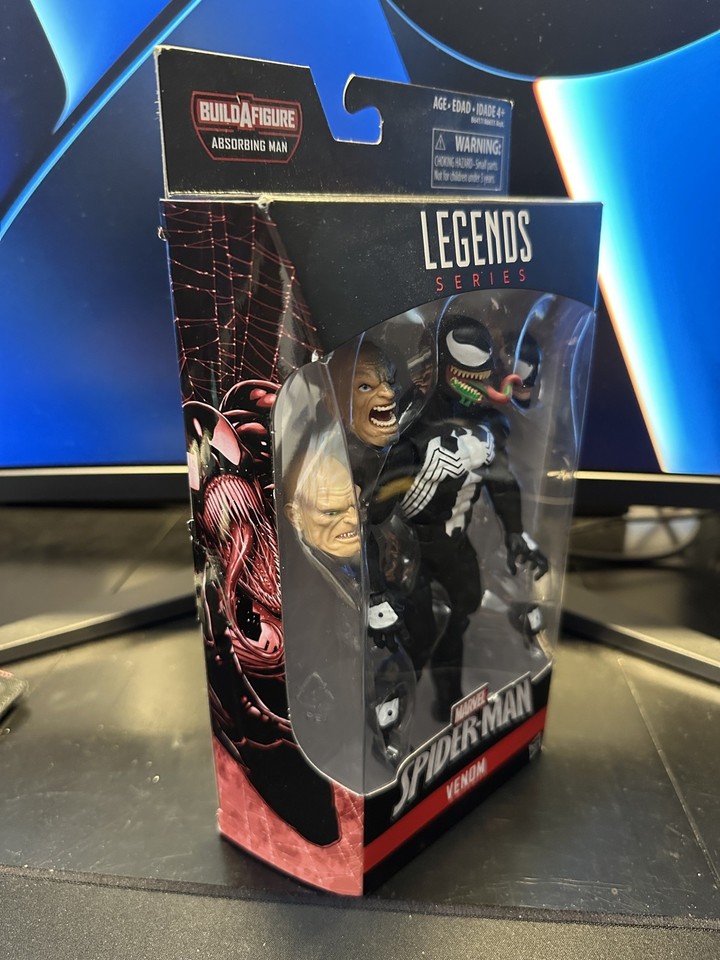 MARVEL LEGENDS ~ VENOM ACTION FIGURE ~ (ABSORBING MAN BAF SERIES ...