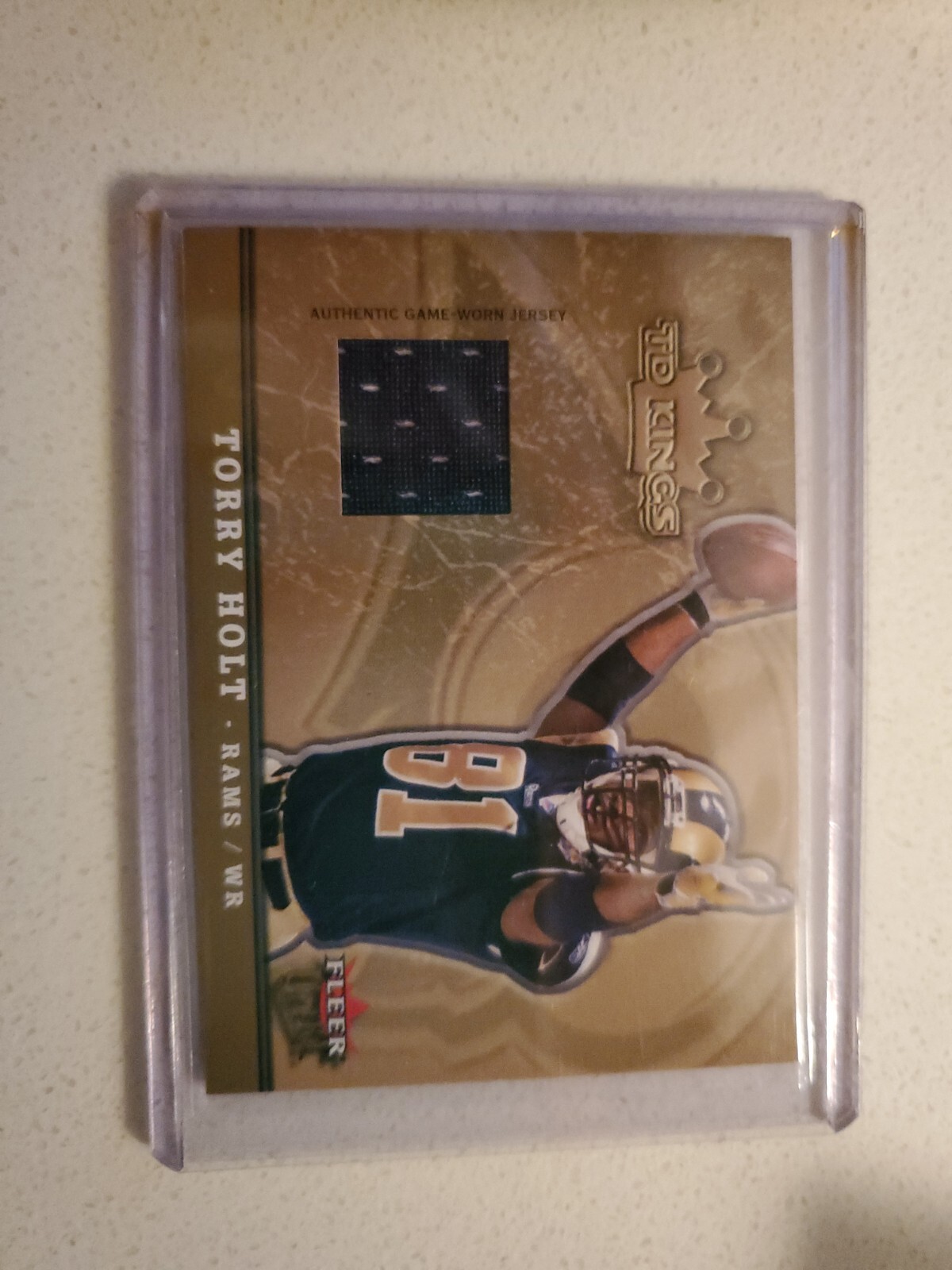 Tory Holt 2005 Fleer Ultra TD Kings Game Worn Jersey Card TH/TK #236/ ...