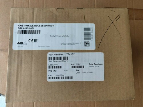 New Axis T94K02L 01155-001 P32 P33 Q35 Fixed Dome Security Camera Recessed Mount | eBay