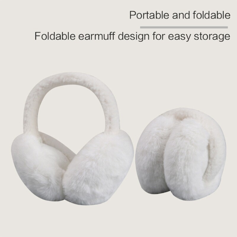 Women Plush Ear Muffs for Cold Weather Skiing Hiking Ear Protector Warm ...