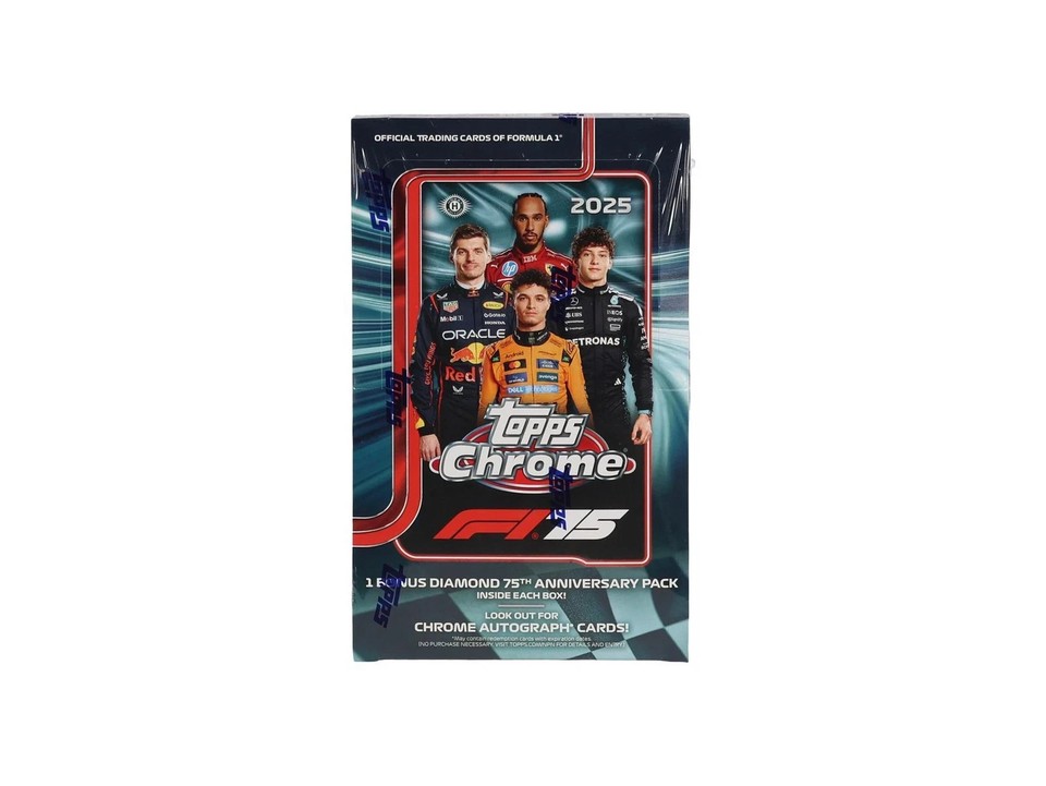 2025 Topps Chrome Formula 1 F1 Racing Hobby Box IN HAND SHIPS ASAP | eBay