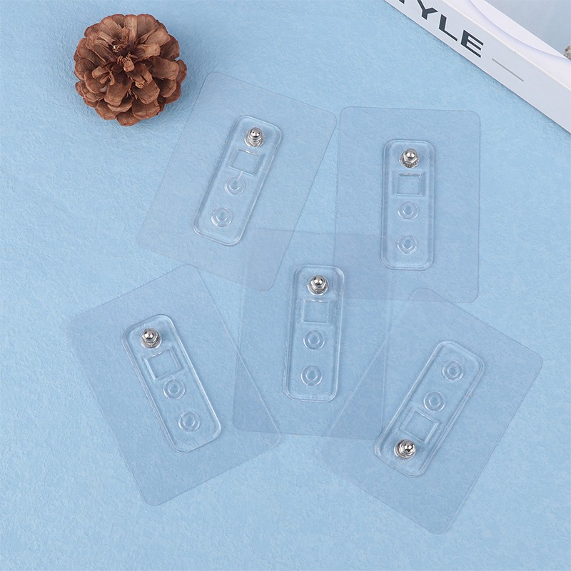 5Pcs No-punch Screw Sticker Strong Non-marking Hangers Nail-free Sticky ...