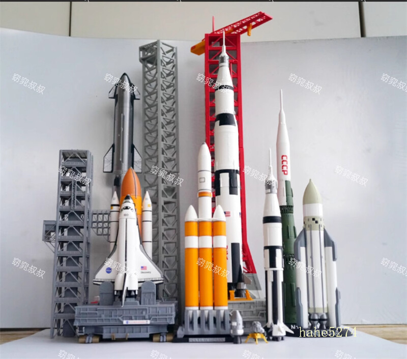 1/72 Scale Mercury-Redstone Carry Rocket Spacecraft Painted Model Toys ...