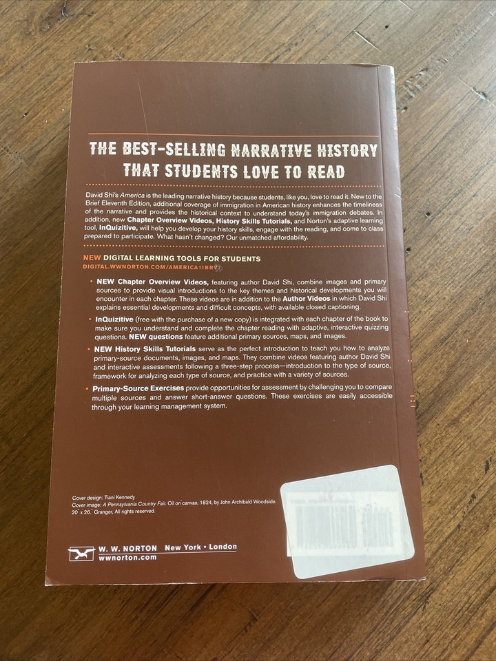 America: a Narrative History, 11th Edition (Brief Volume 1), David ...