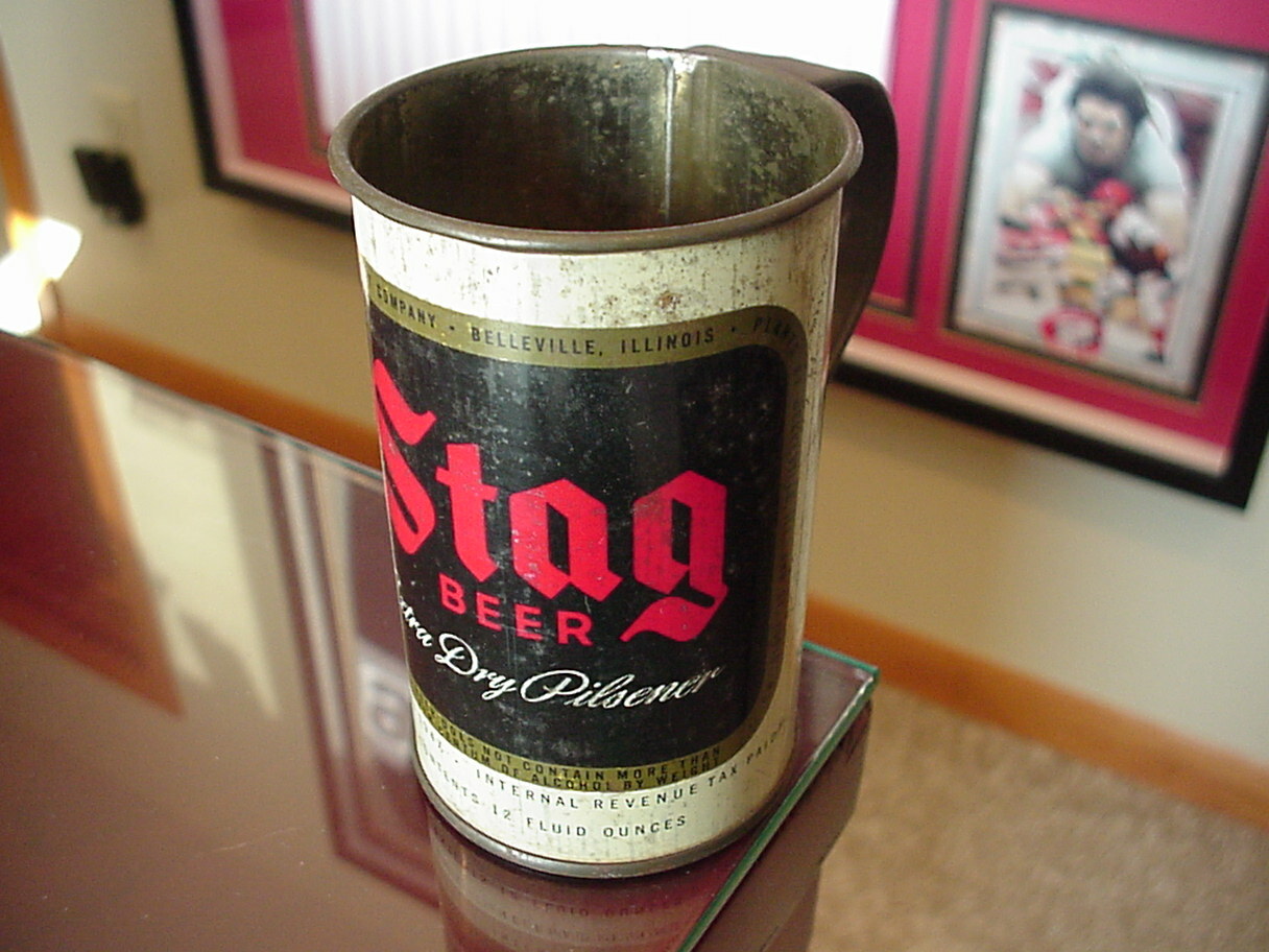 Beer Can Stag Beer Can With Handle Griesedieck Metal Pilsner Belleville ...