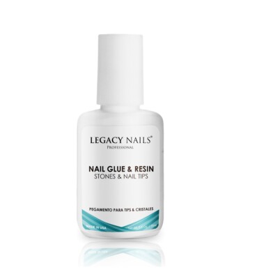 Legacy Nails Professional System NAIL GLUE Nail Tips & Stones 0.5oz ...