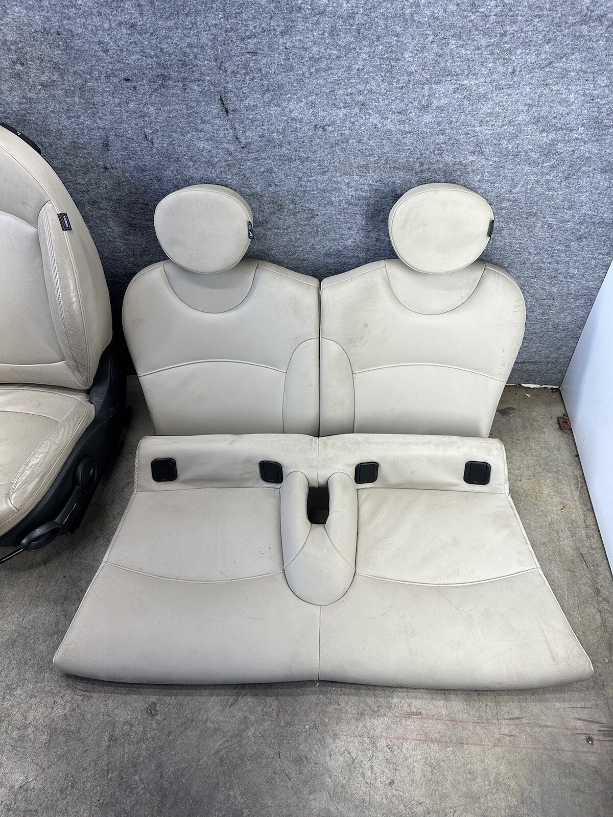 2007-2013 MINI COOPER R56 FRONT REAR LEFT & RIGHT SEAT LEATHER TAN SET ...