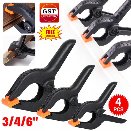 4-16x Hard Plastic Spring Clamps Set Quick DIY Tools Grip Clips Nylon ...