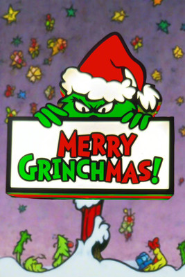 Merry Grinchmas - Peeking Grinch Light Up Sign / Wall Art | eBay