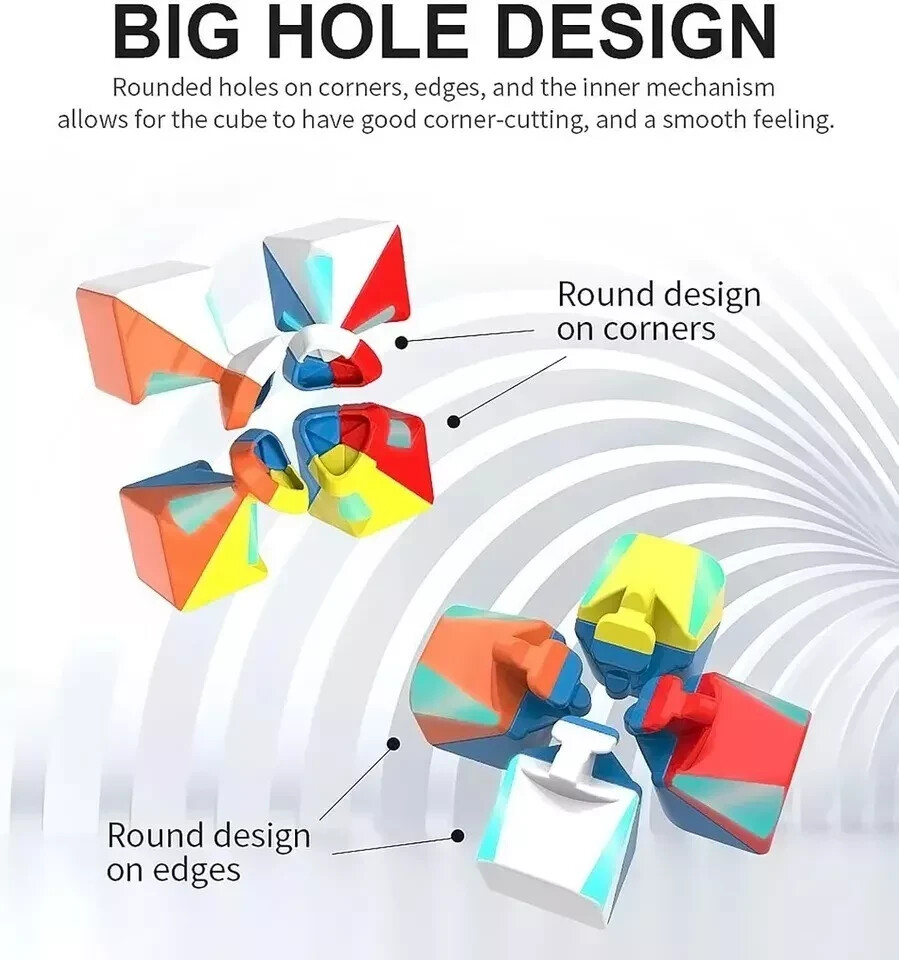 Cube 3X3X3 - Stickerless Magic Cube 3X3, Fast Smooth Professional | eBay