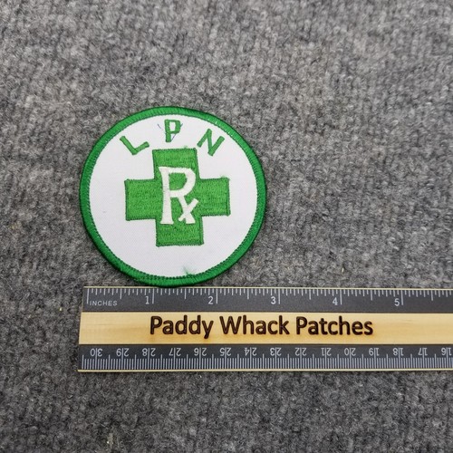 LPN Rx Patch Licensed Practical Nurse Green Cross | eBay