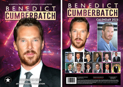 BENEDICT CUMBERBATCH KALENDER 2023 Tributekalender Wandkalender NEU Din ...